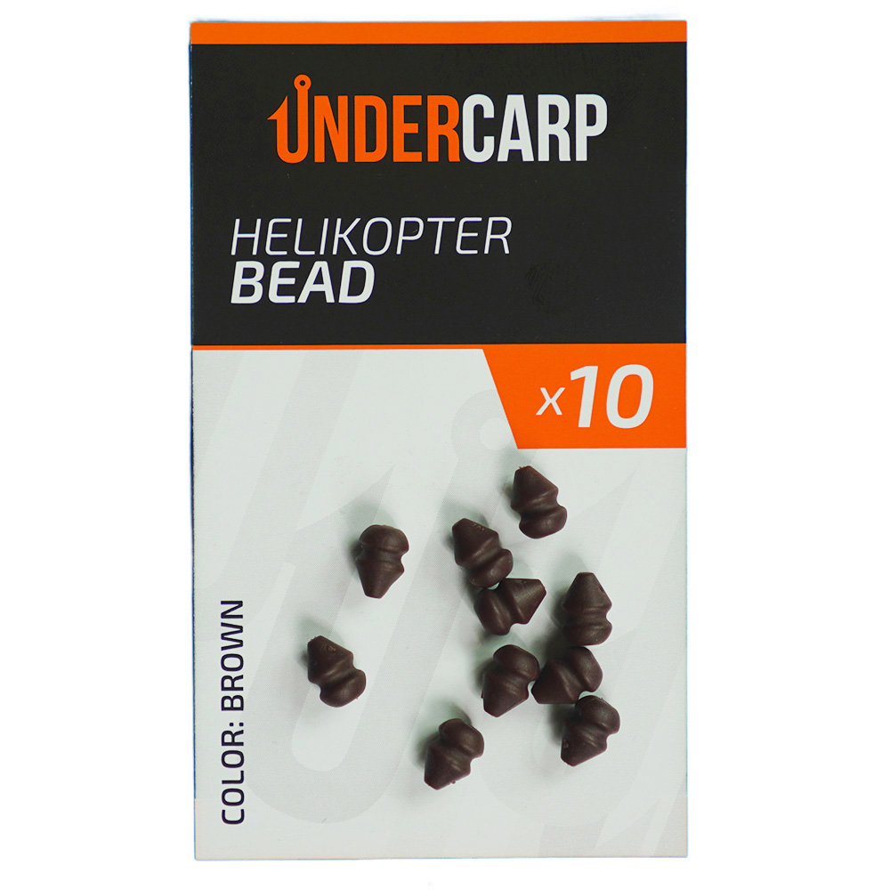 Helicopter Bead Brown - carp shop - Undercarp.com