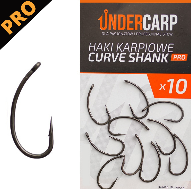 Carp Hooks Curve Shank PRO - sklep karpiowy Undercarp.pl